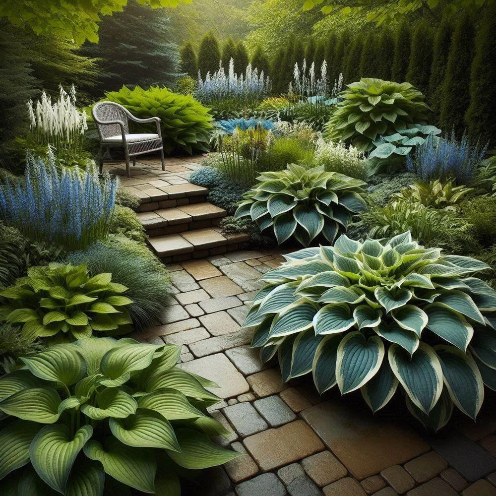 15 Beautiful Hosta Garden Ideas for Lush Shade