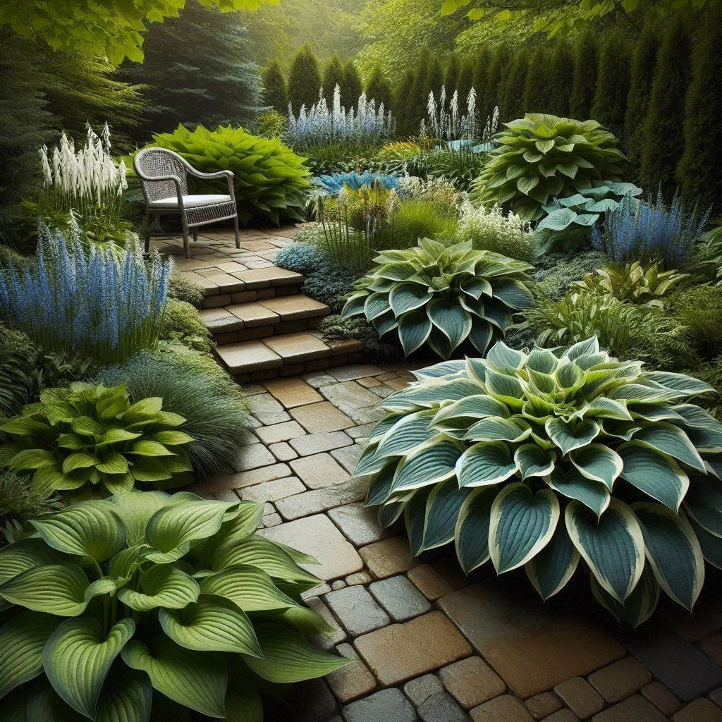 15 Beautiful Hosta Garden Ideas for Lush Shade