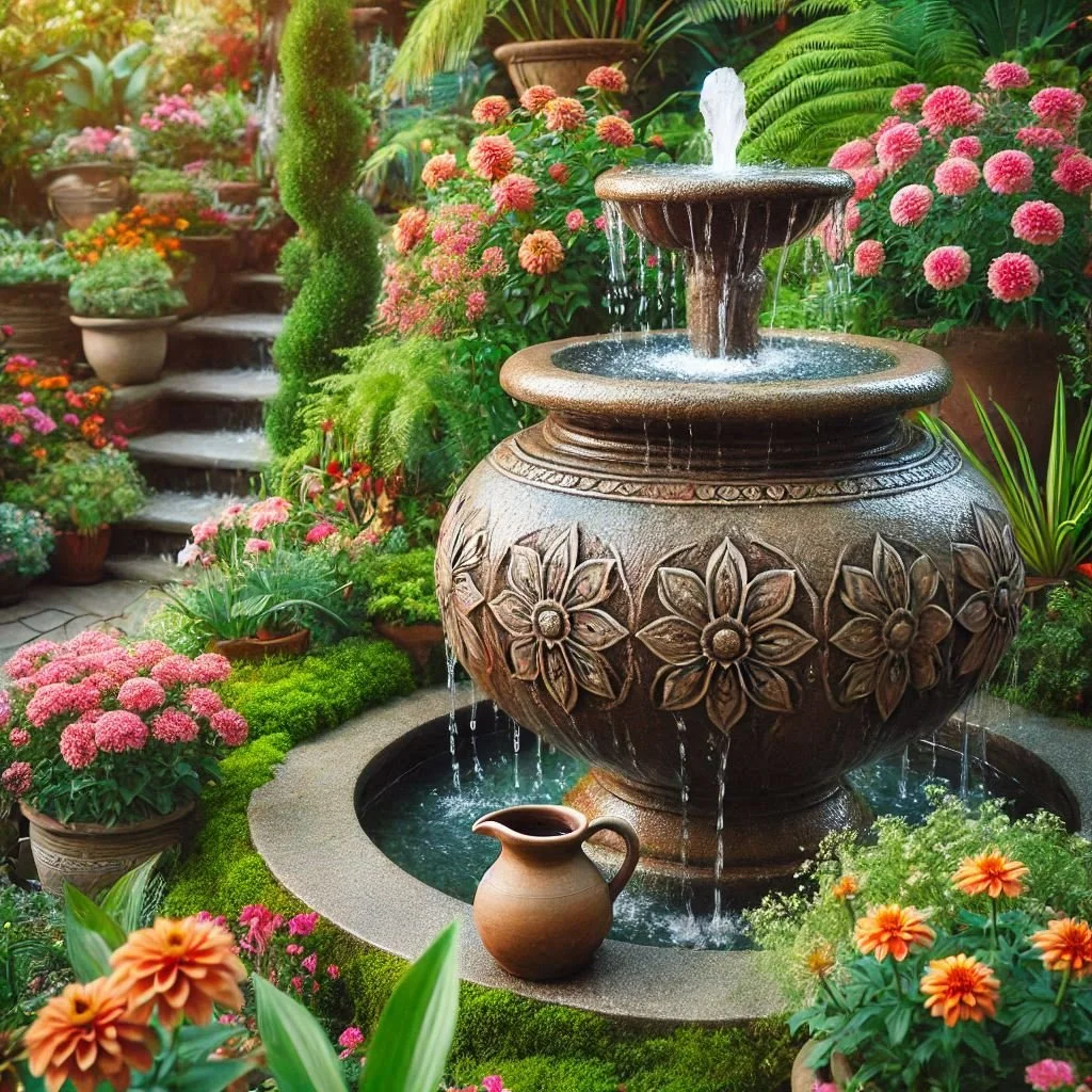 15 Garden Fountain Ideas for a Serene Backyard
