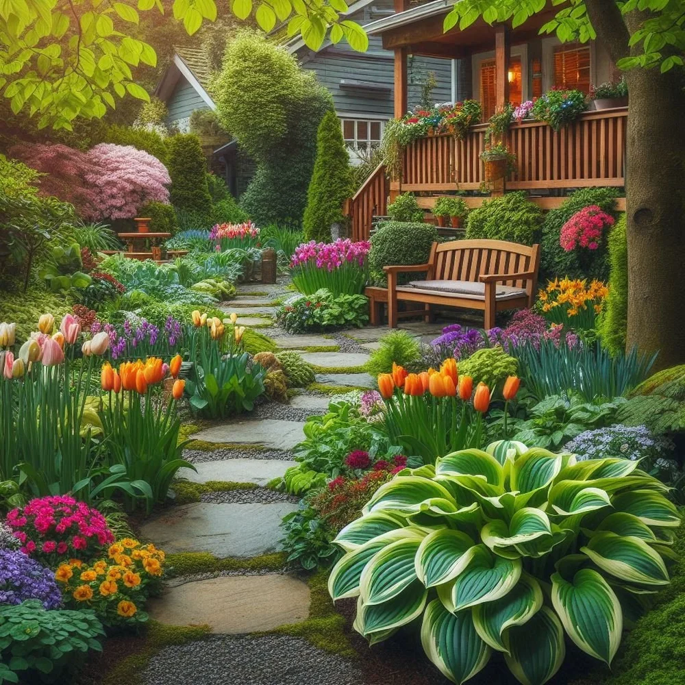 15 Beautiful Hosta Garden Ideas for Lush Shade