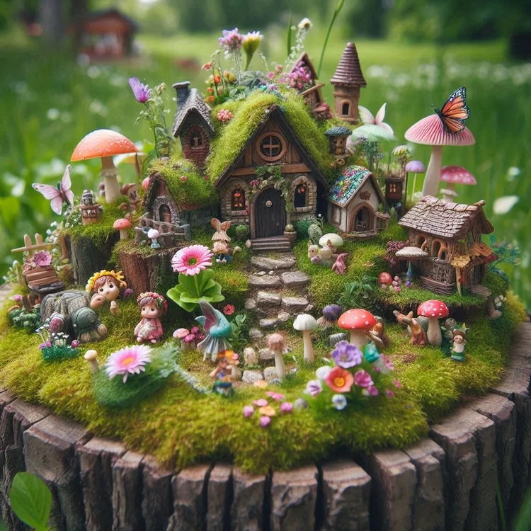 15 Short Tree Stump Ideas for Outdoor Decor