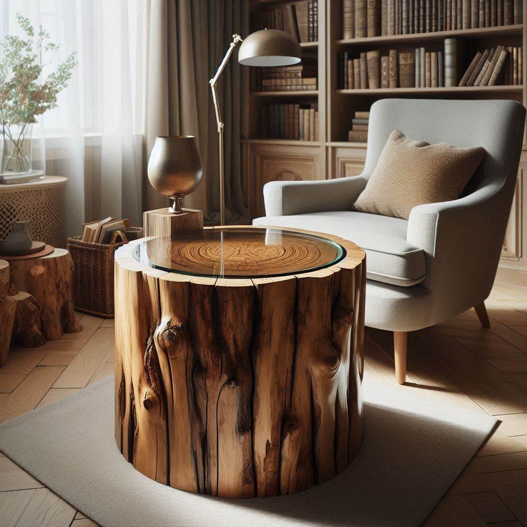 15 Short Tree Stump Ideas for Outdoor Decor