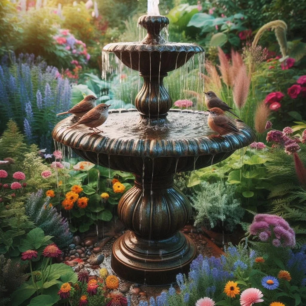 15 Garden Fountain Ideas for a Serene Backyard