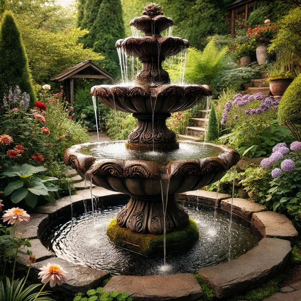 15 Garden Fountain Ideas for a Serene Backyard