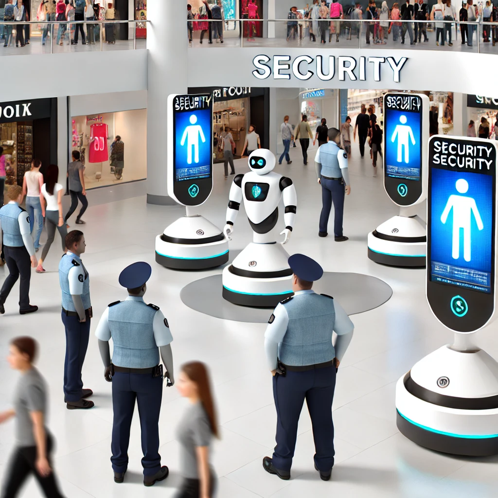 Enhancing Security in Malls with Digital Signage Robots — Robot Hire