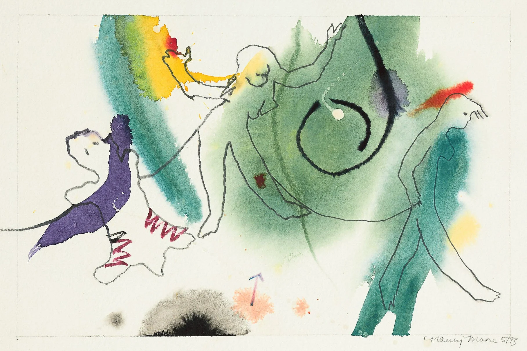 HUMAN CONNECTION PAINTINGS — THE ART OF NANCY MOORE