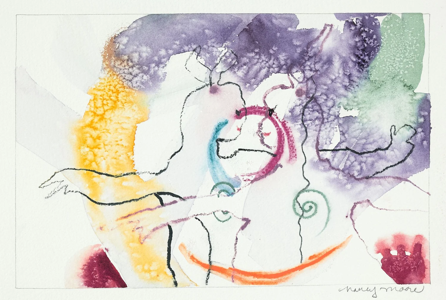 HUMAN CONNECTION PAINTINGS — THE ART OF NANCY MOORE