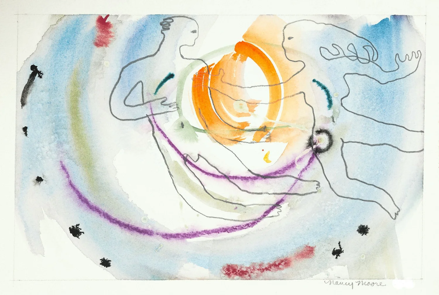 HUMAN CONNECTION PAINTINGS — THE ART OF NANCY MOORE