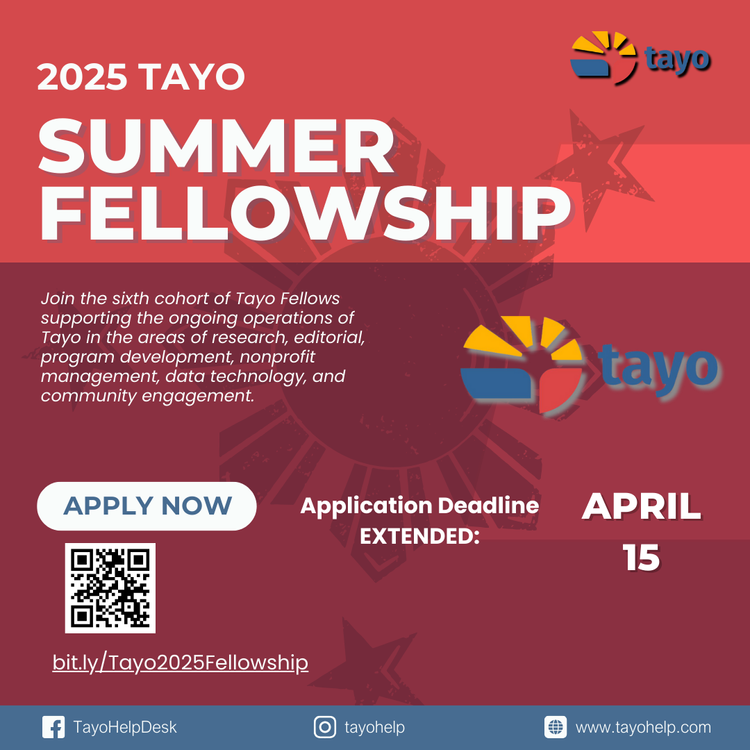 Tayo Summer 2025 Fellowship Program: Application Now Open — Tayo