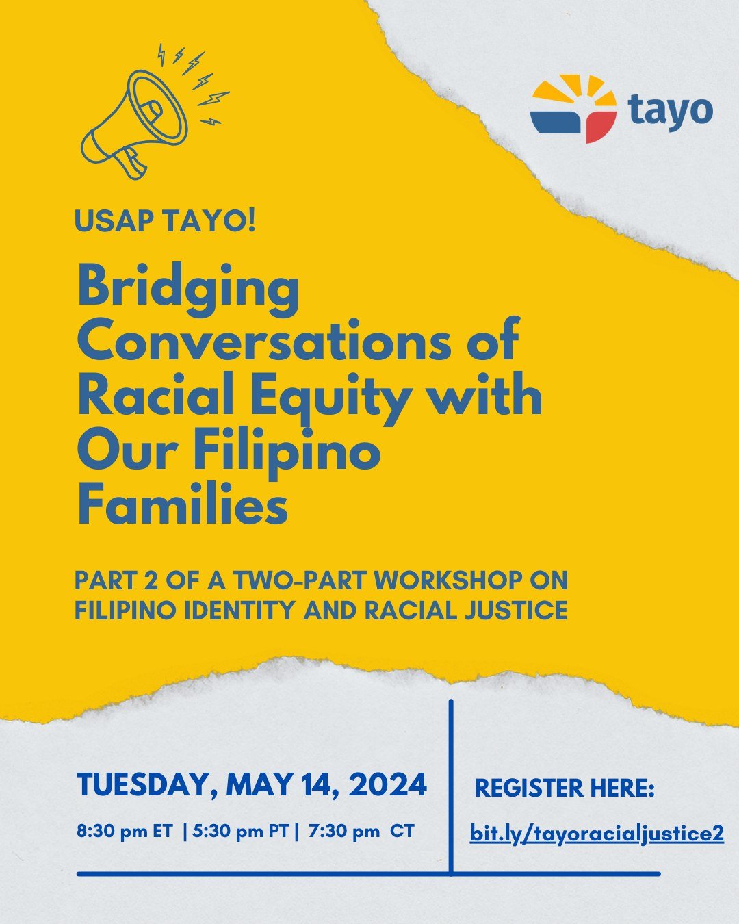 Event: Usap Tayo! Bridging Conversations of Racial Equity with Our ...