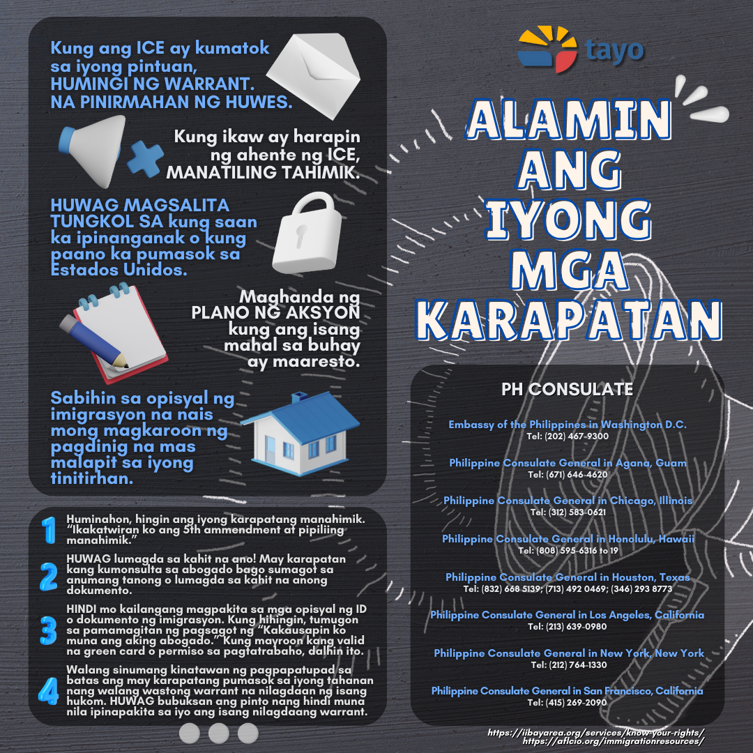 Immigration Status: Know Your Rights Quick Guide — Tayo