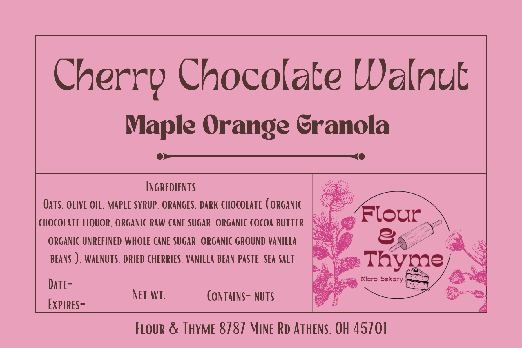 Shop — Flour & Thyme Micro-bakery