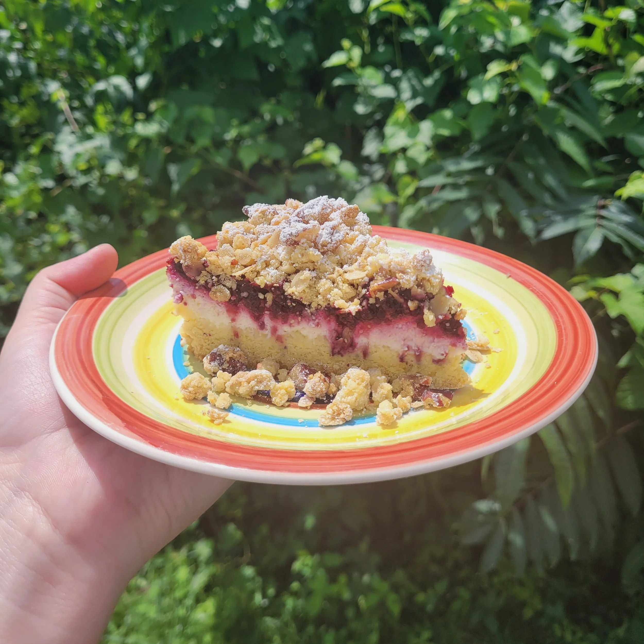 Ricotta Cornmeal Crumble Snacking Cake — Flour & Thyme Micro-bakery