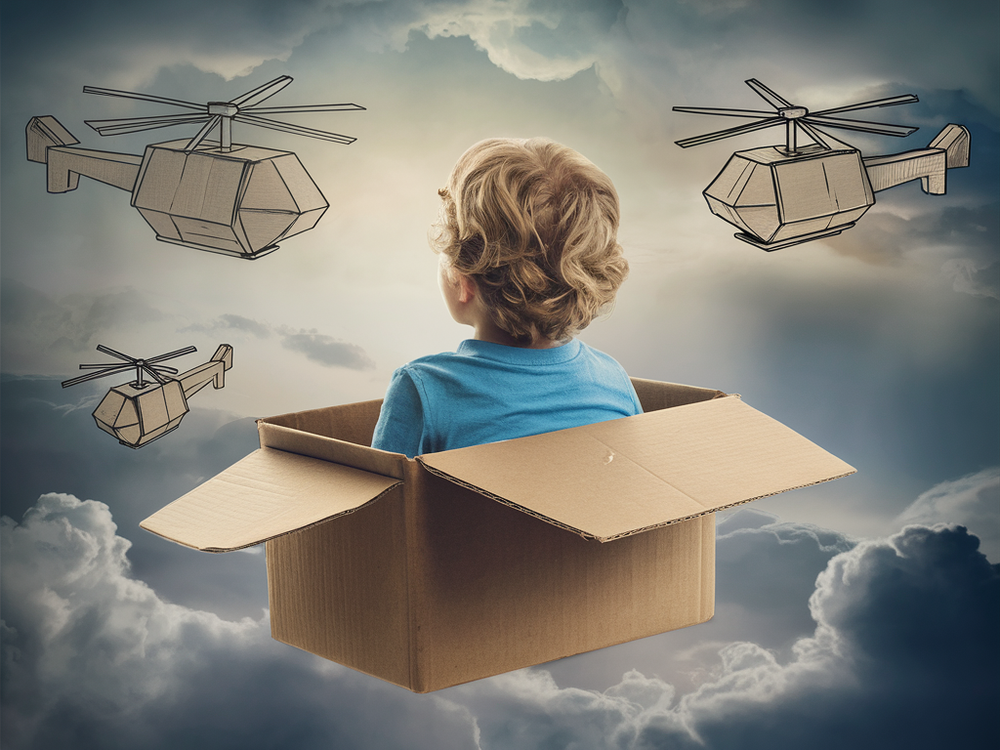 Cardboard Helicopter | Industrial Design and Product Innovation Studio