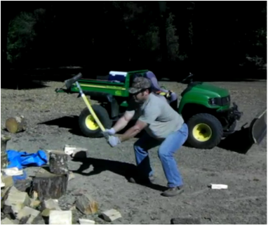 How to Save Your Back While Splitting Wood — JY Fitness