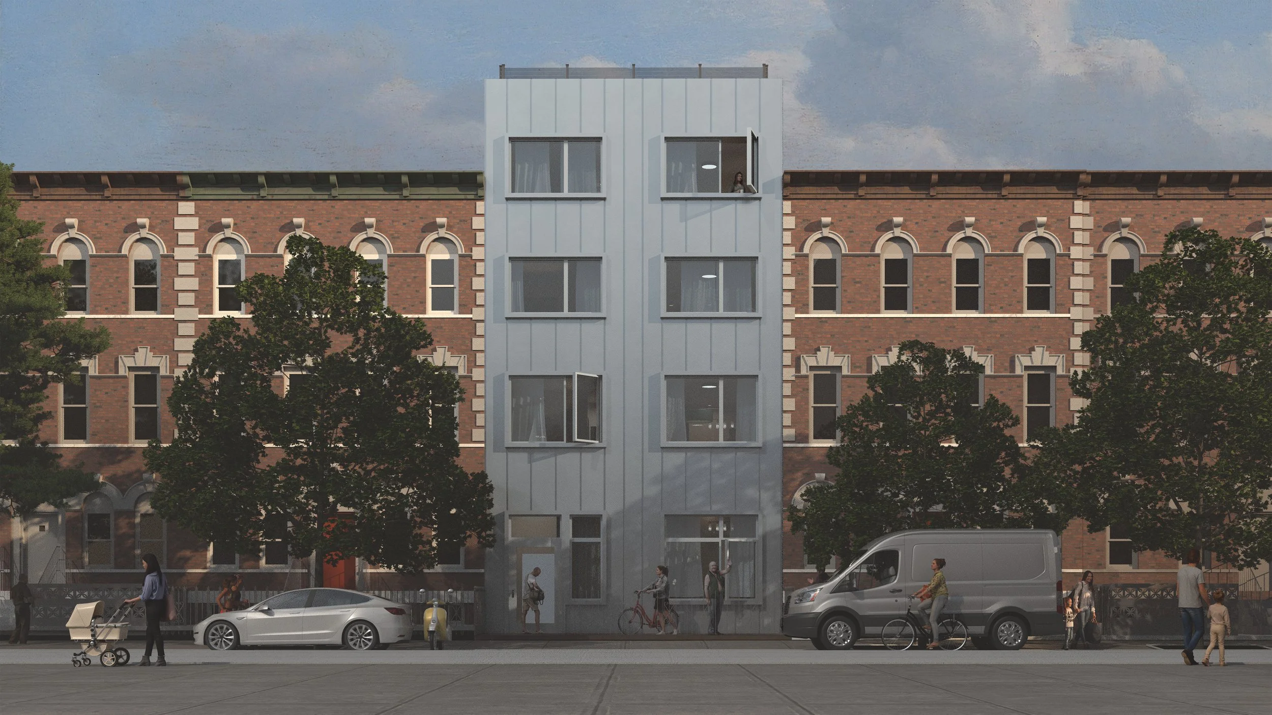 Bushwick Ground Up Multi Family Studio Nyandak Architecture And