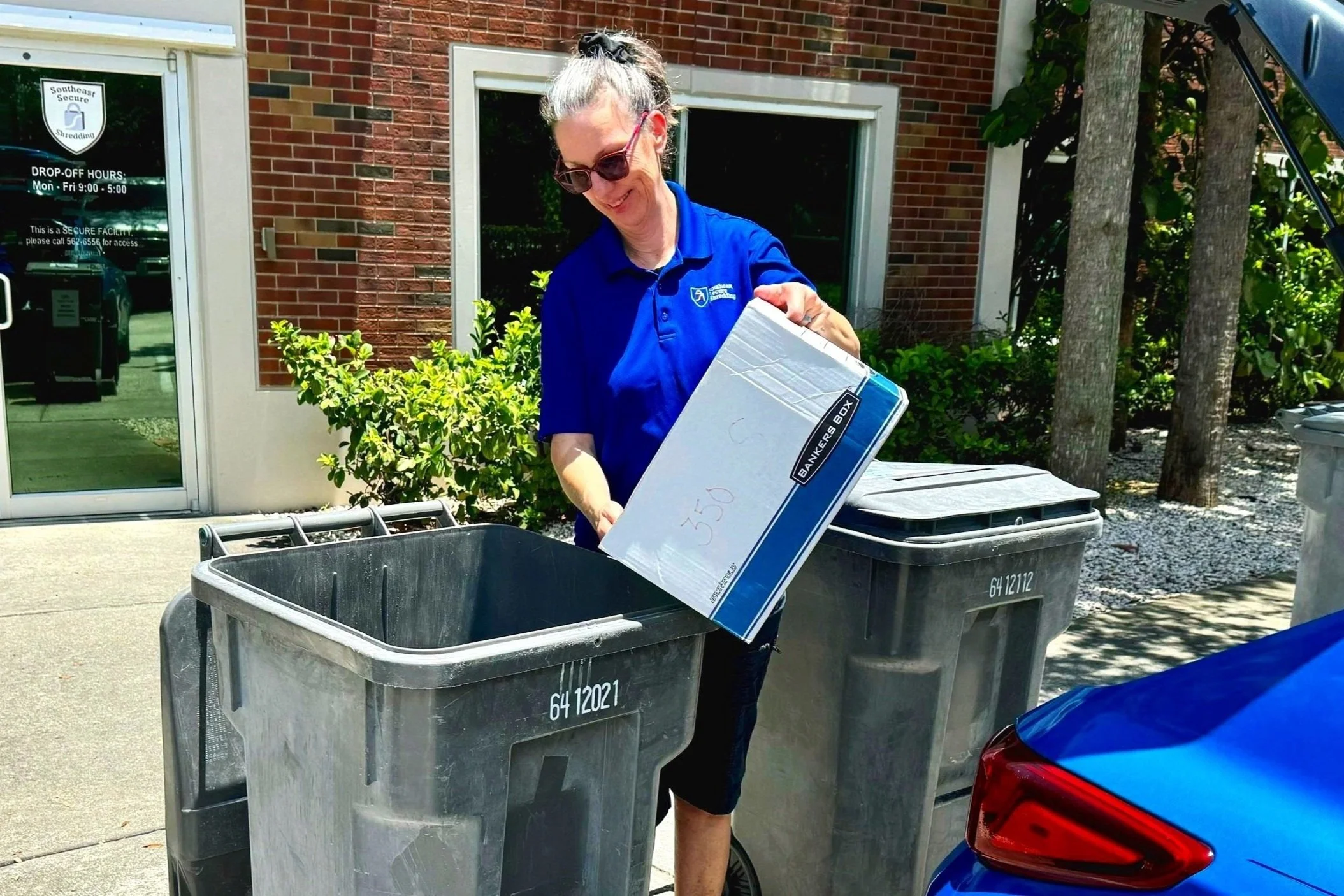 SOUTHEAST SECURE SHREDDING — Drop Off / Walk In Paper Shredding