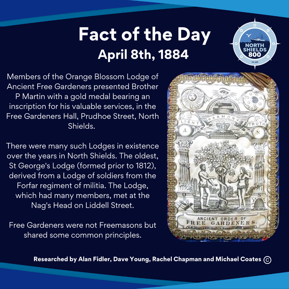 Fact of the Day - April — North Shields 800