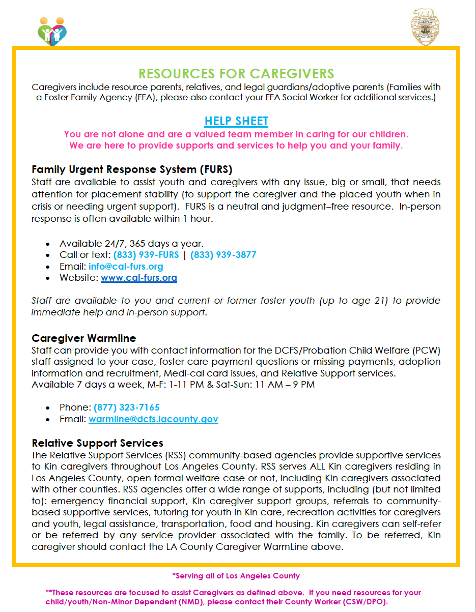 Caregiver Support Program | Empower Families Today — Fostering Unity