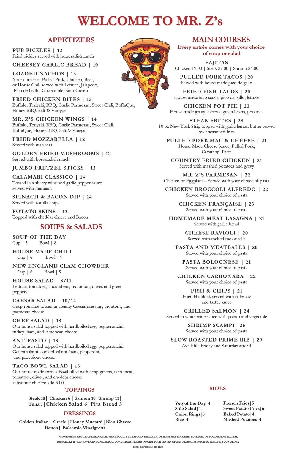 Menu — Your Site Title