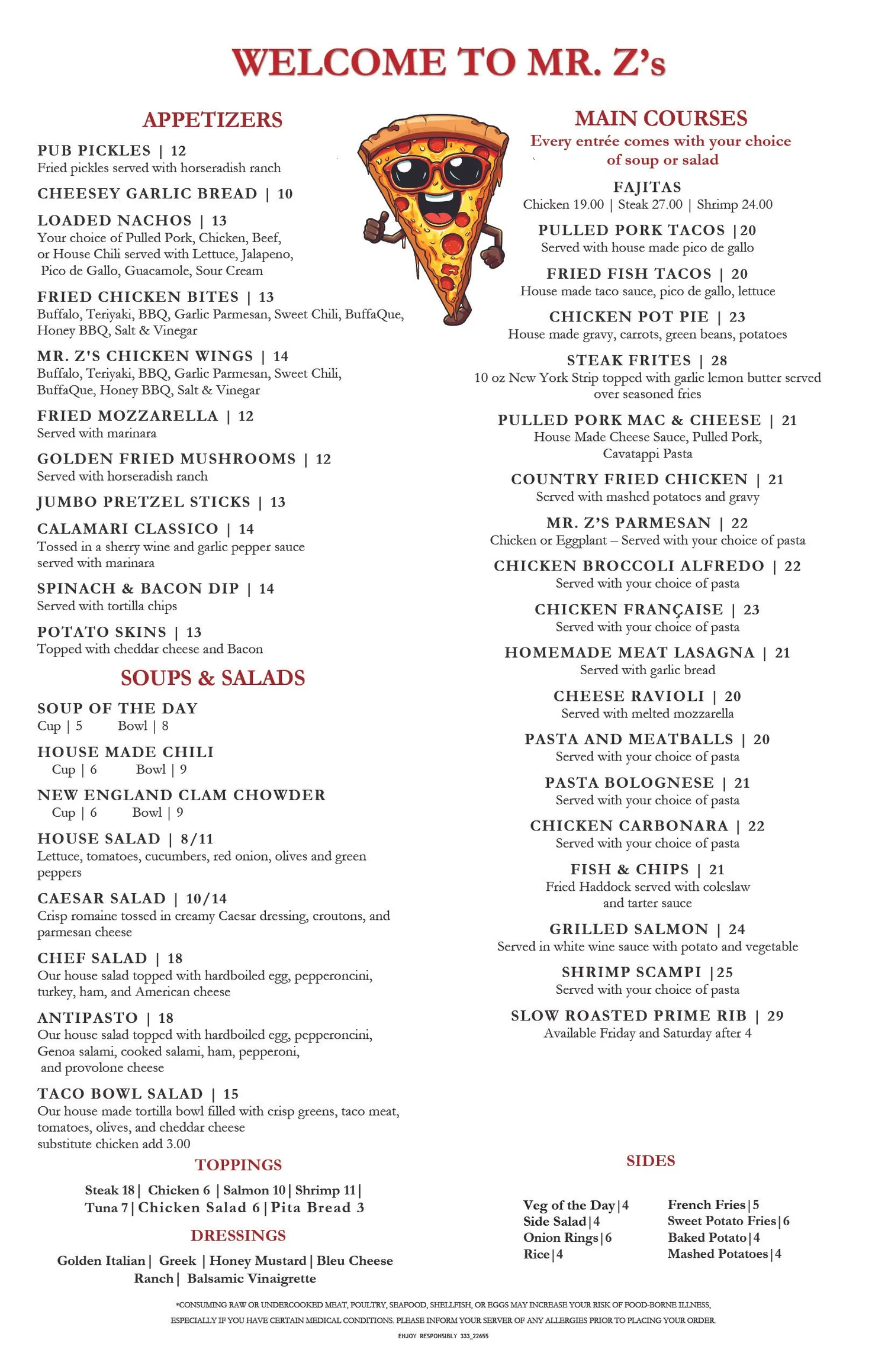 Menu — Your Site Title