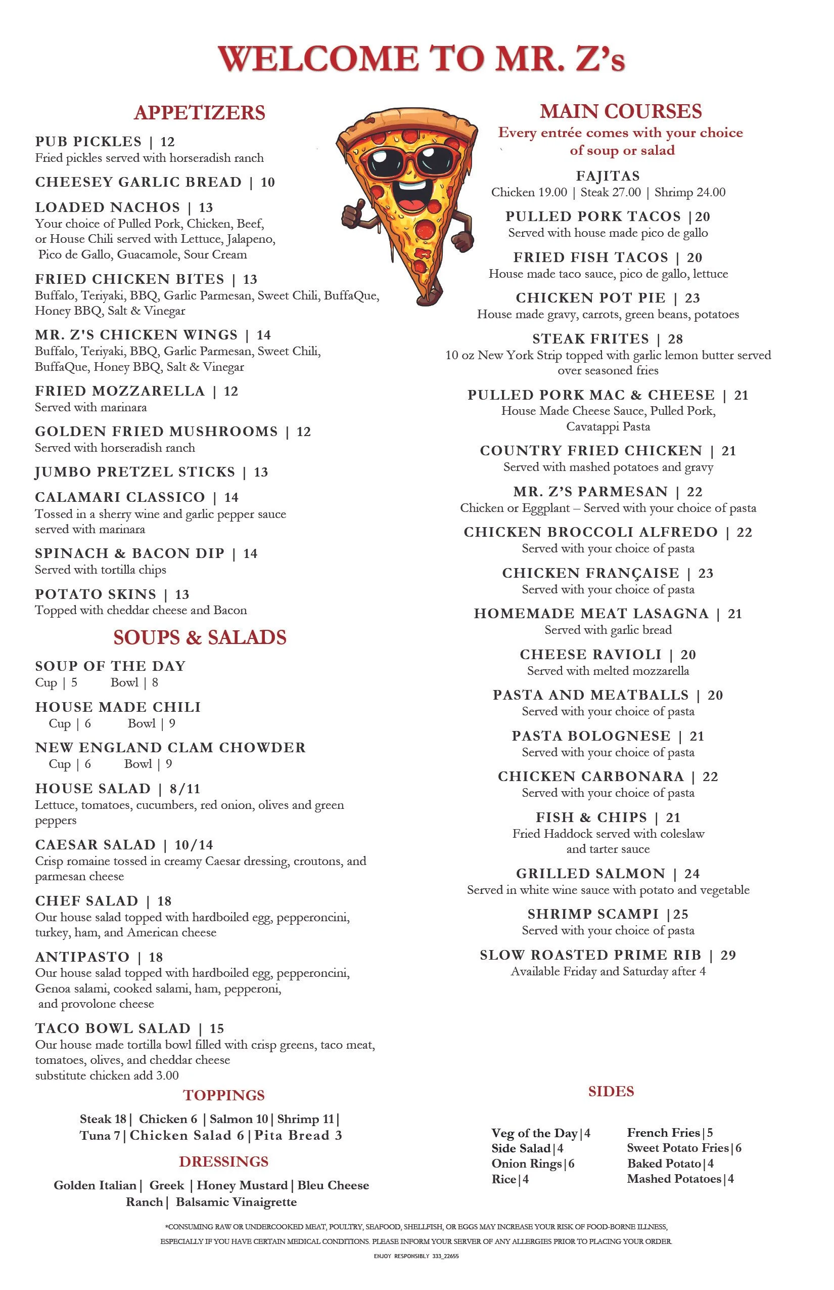 Menu — Your Site Title
