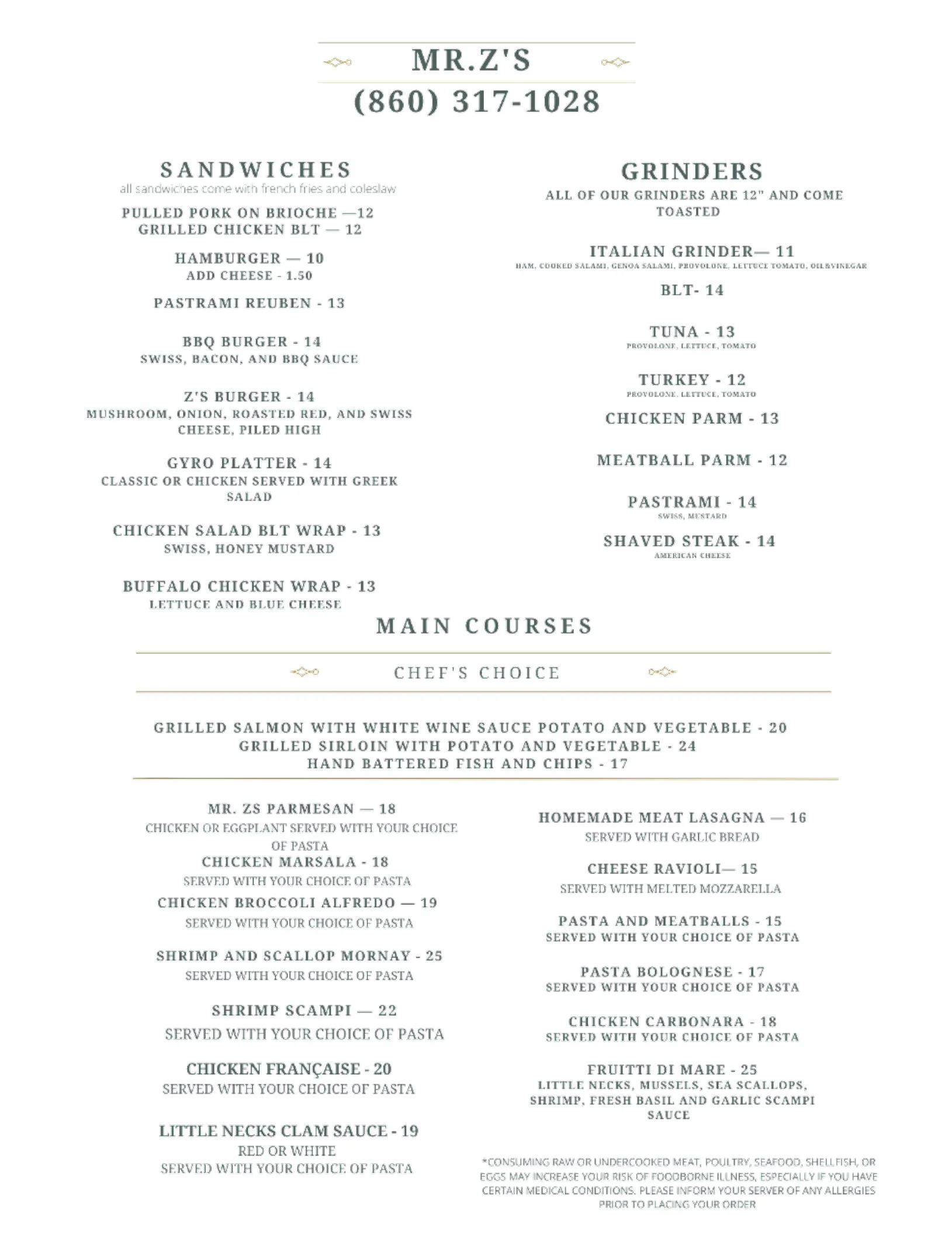 Menu — Your Site Title