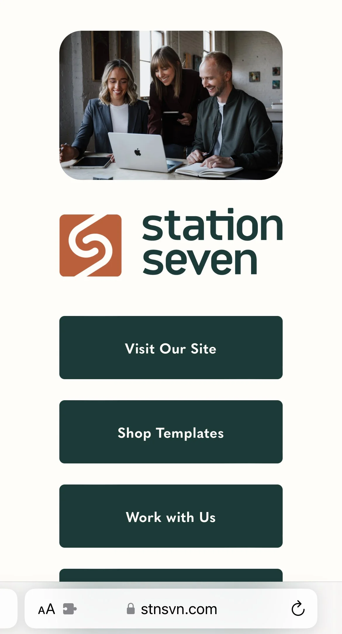 How to Create a Link in Bio Page in Squarespace — Station Seven