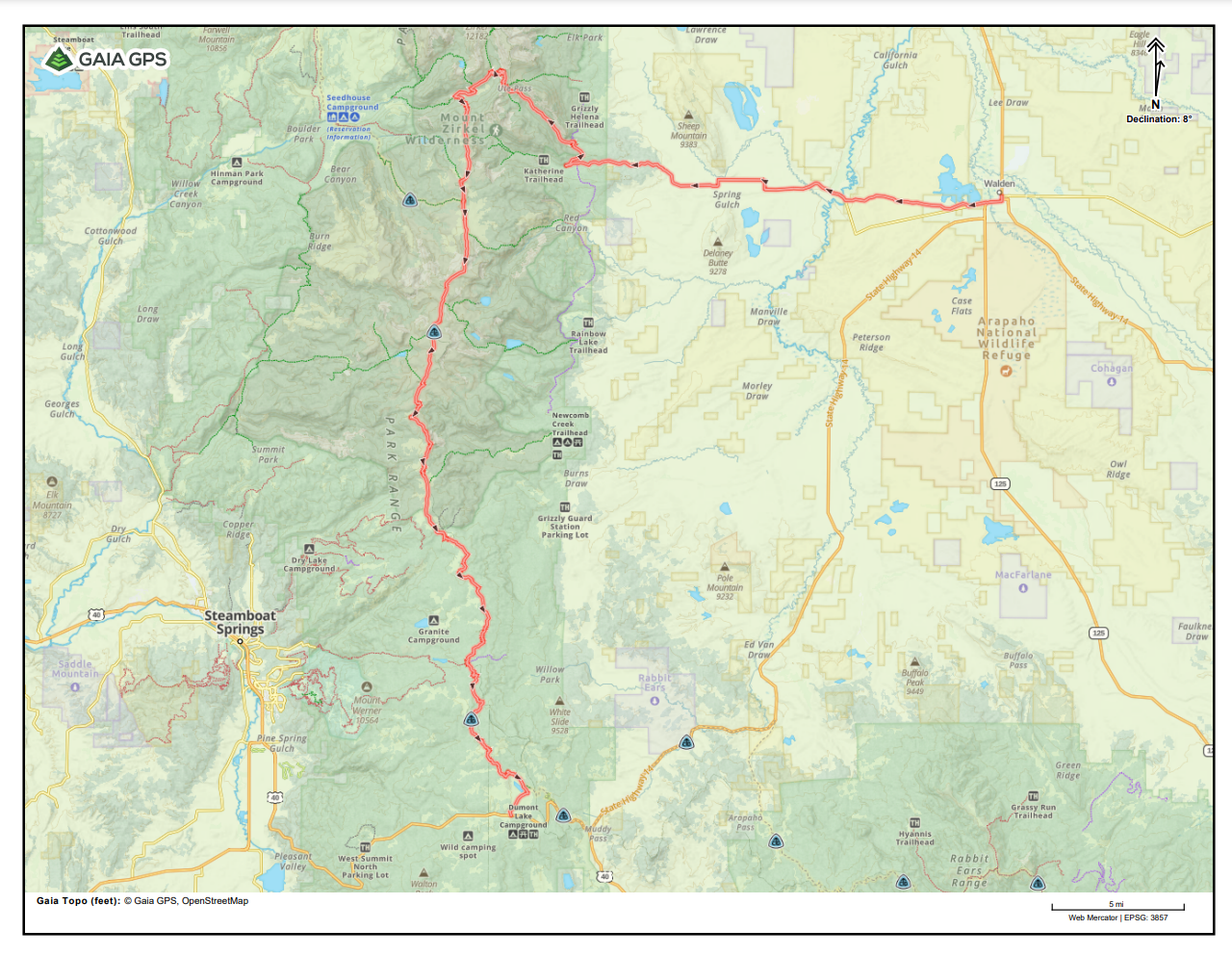 Northern Colorado Trail Maps: Explore Routes, Alternate Paths, and More ...