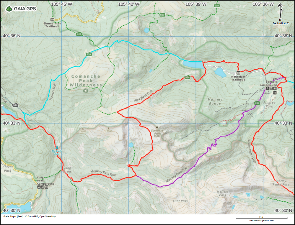 NOCO Trail: Redline and Alternate Updates — Northern Colorado Trail