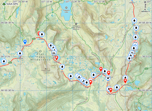 NOCO Trail GPS Waypoints — Northern Colorado Trail