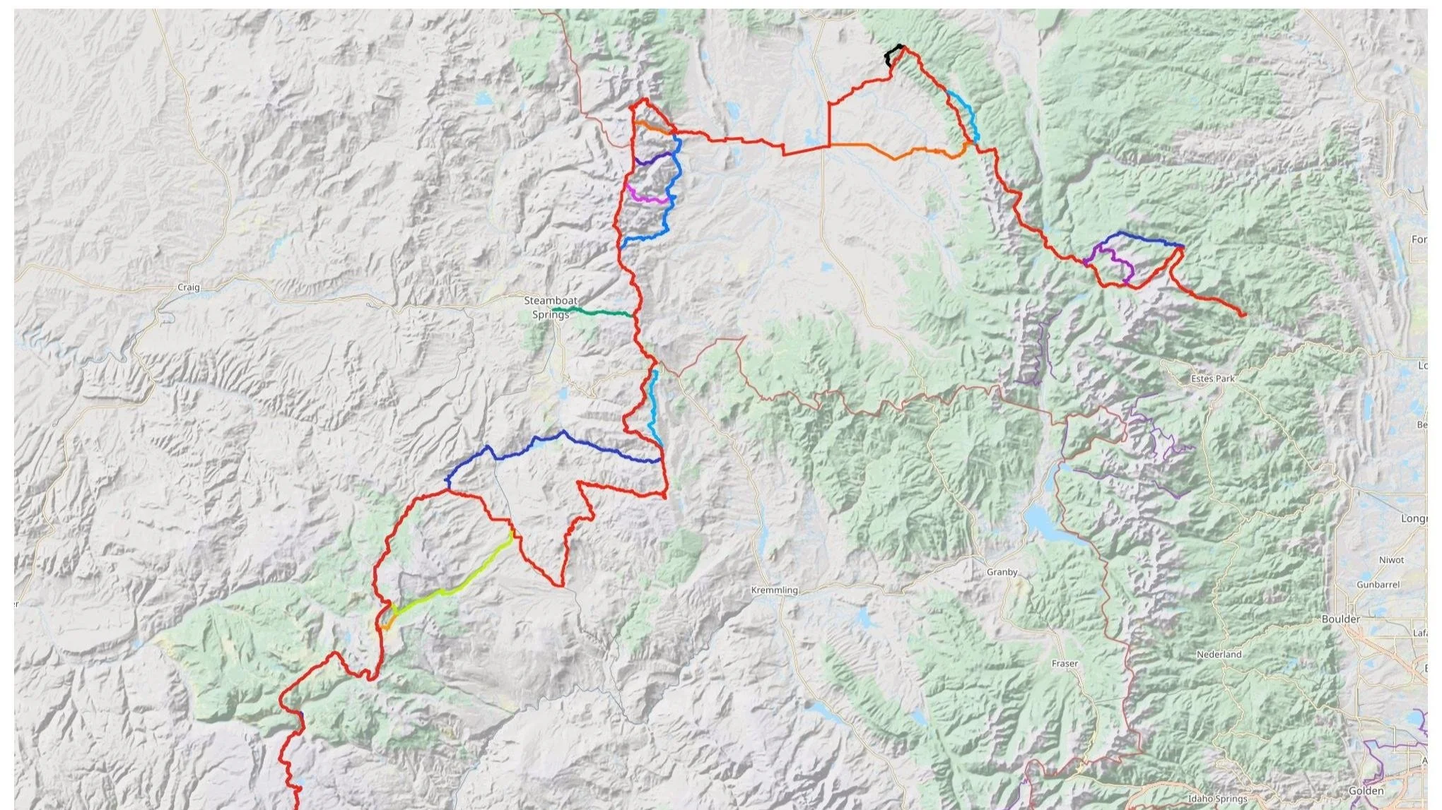 Northern Colorado Trail Maps: Explore Routes, Alternate Paths, and More ...
