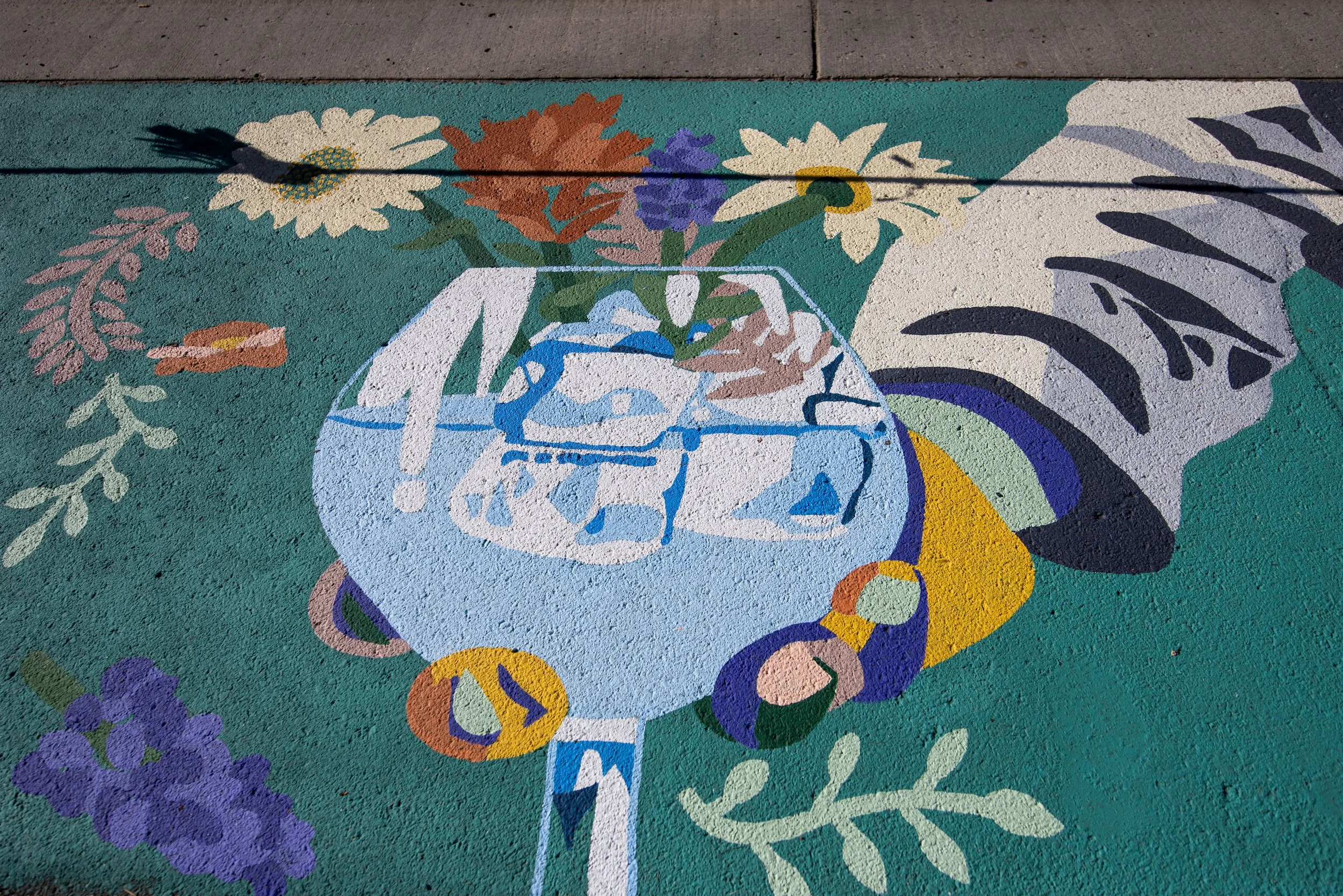 Hand-Drawn Illustrative Murals | Christie Charleston, Muralist in ...