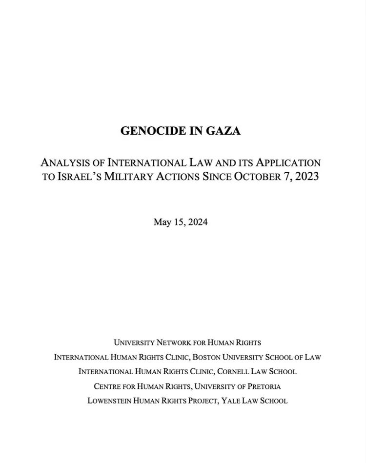 Genocide in Gaza: Analysis of International Law and its Application to ...