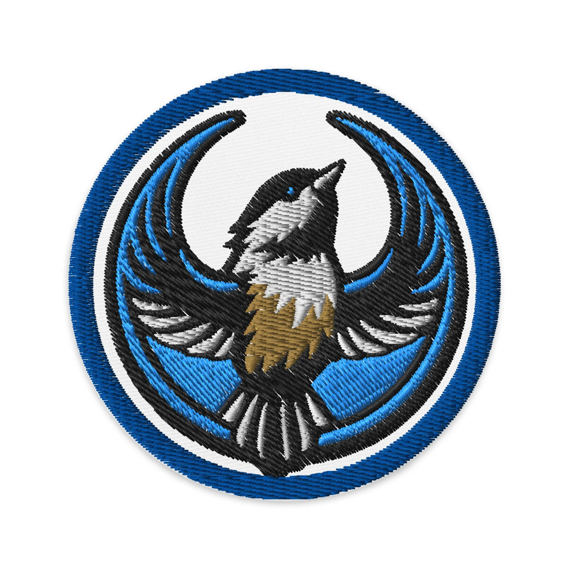 REBEL BIRDS - MA Black-capped Chickadee, Embroidered patch — Four Point ...