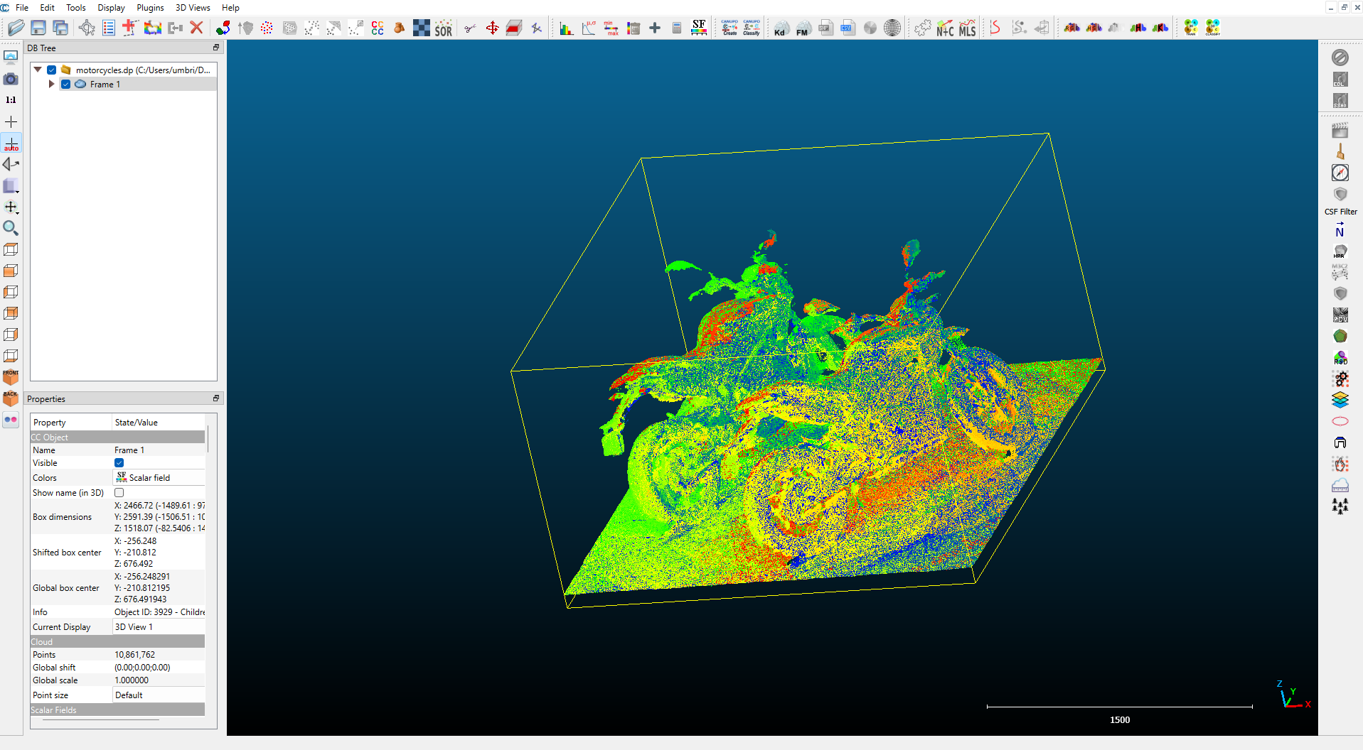 CloudCompare Workflow — Dot3D