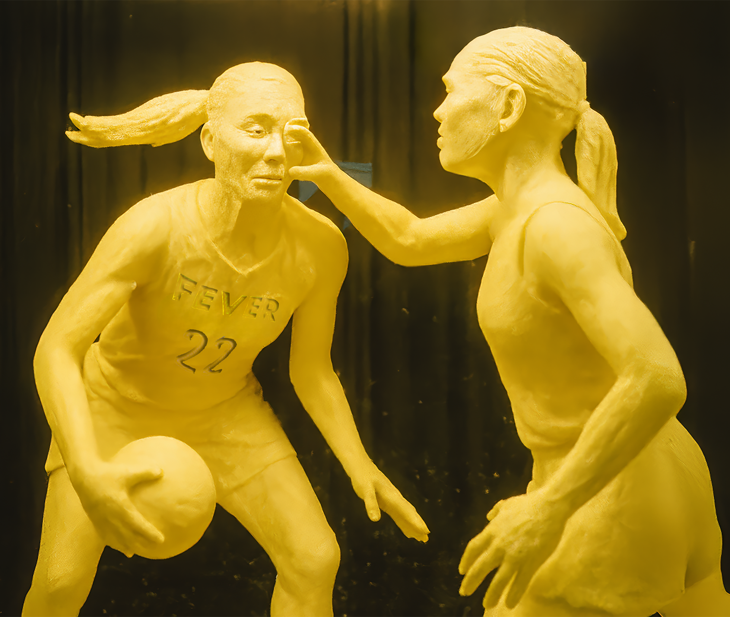 Iowa State Fair Butter Sculpture Depicts Caitlin Clark Getting Her Eye ...