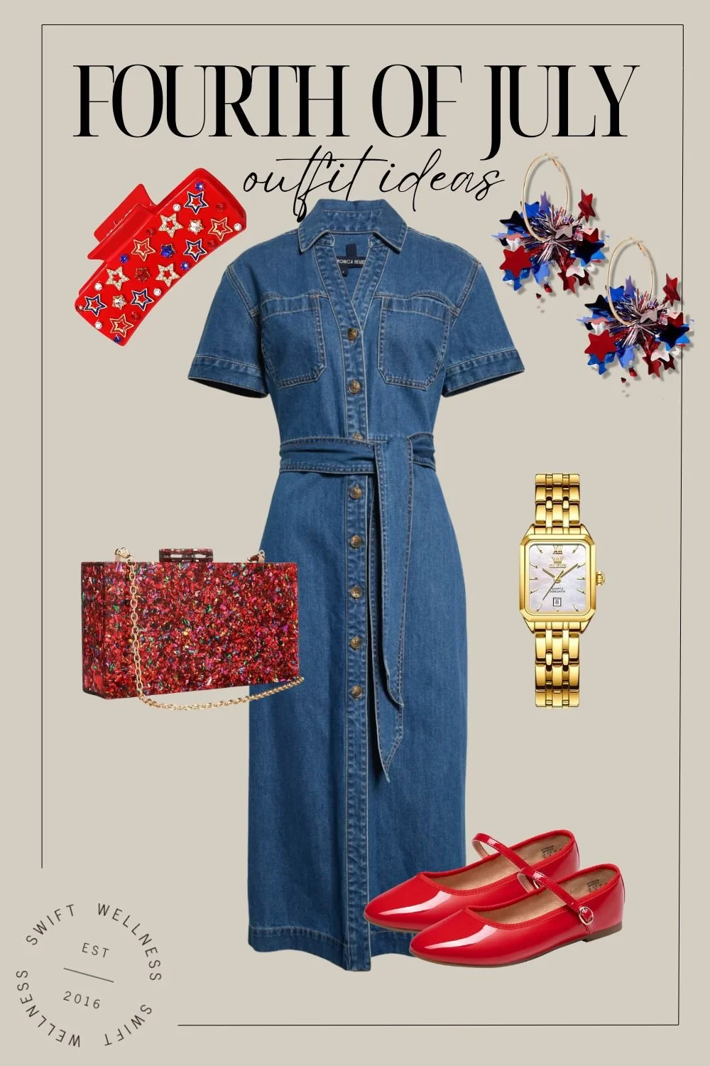 42 Fourth Of July Outfits To Party With Patriotic Style