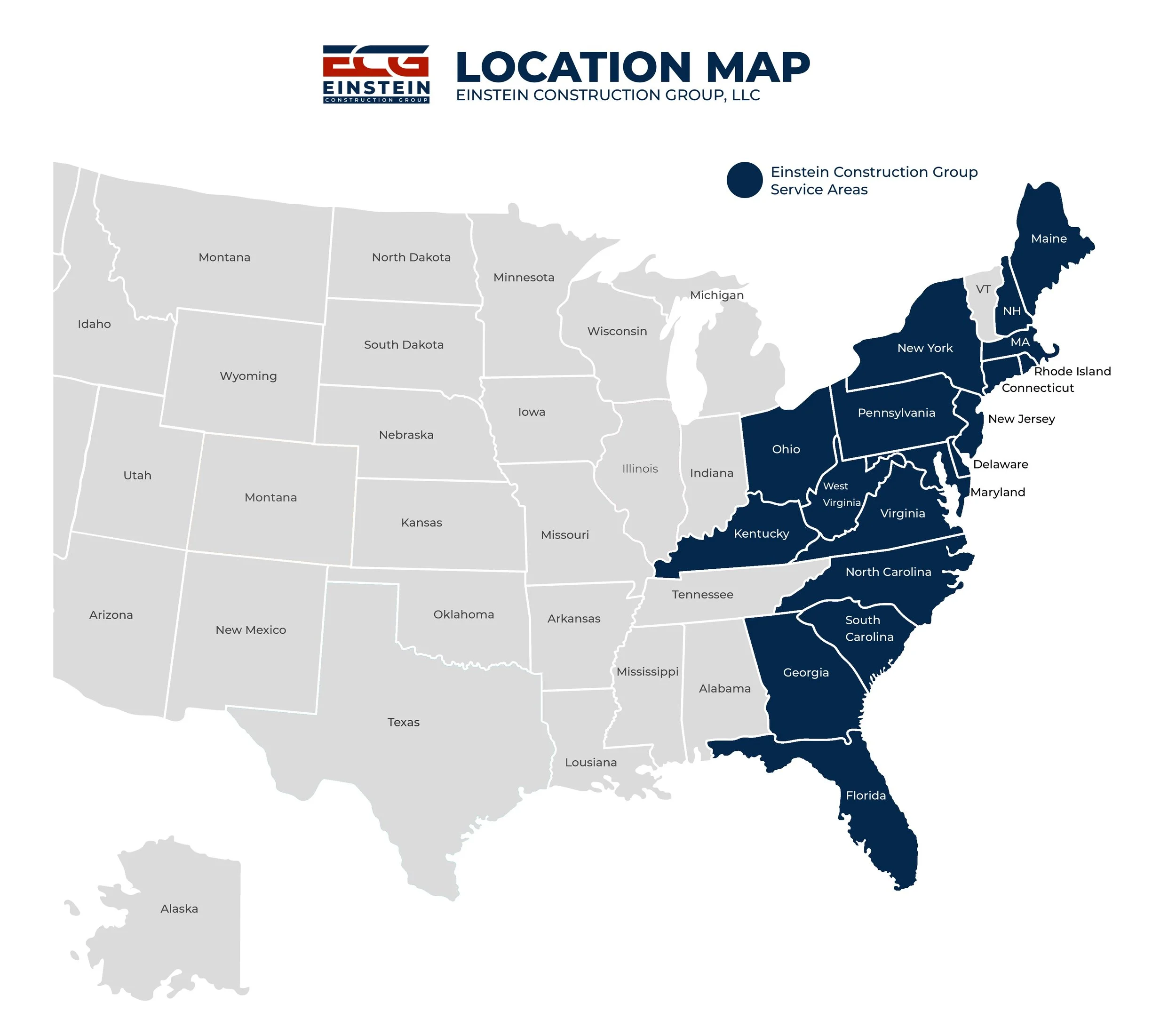 Locations — Einstein Construction