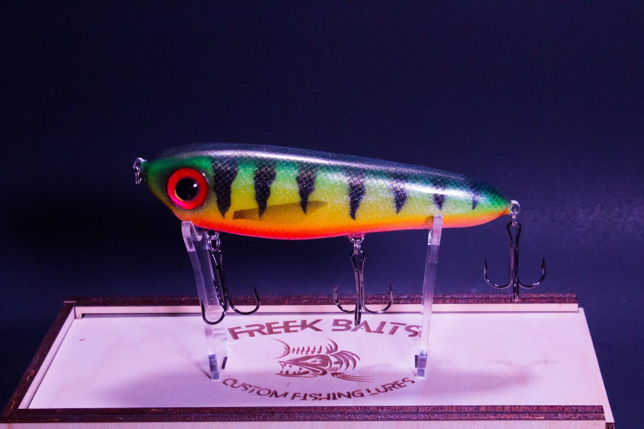 Custom Handmade Wood Fishing Lures — Freek Baits Custom Fishing Lures
