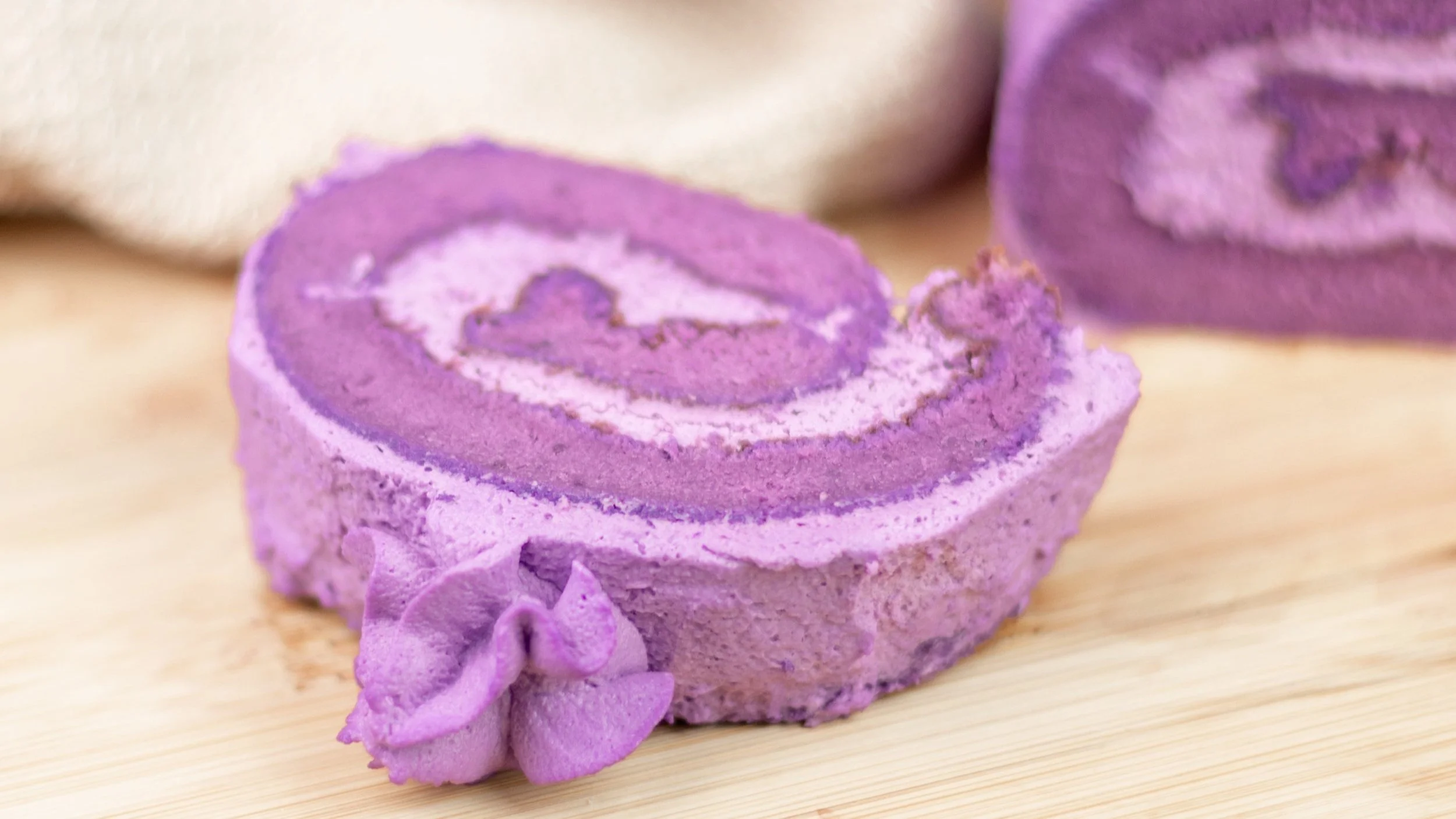 Ube Cake Roll — Lilac Diaries