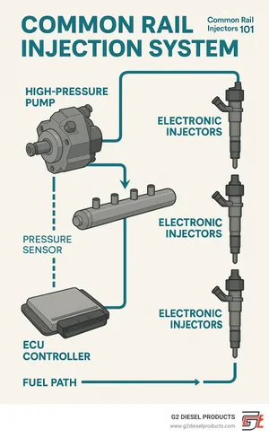 Common Rail Injectors 101: Everything You Need to Know — G2 DIESEL PRODUCTS