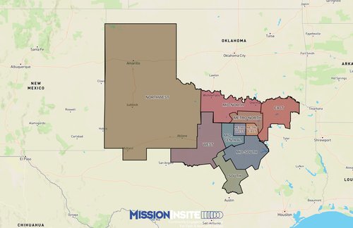 Conference Map — Horizon Texas Conference UMC