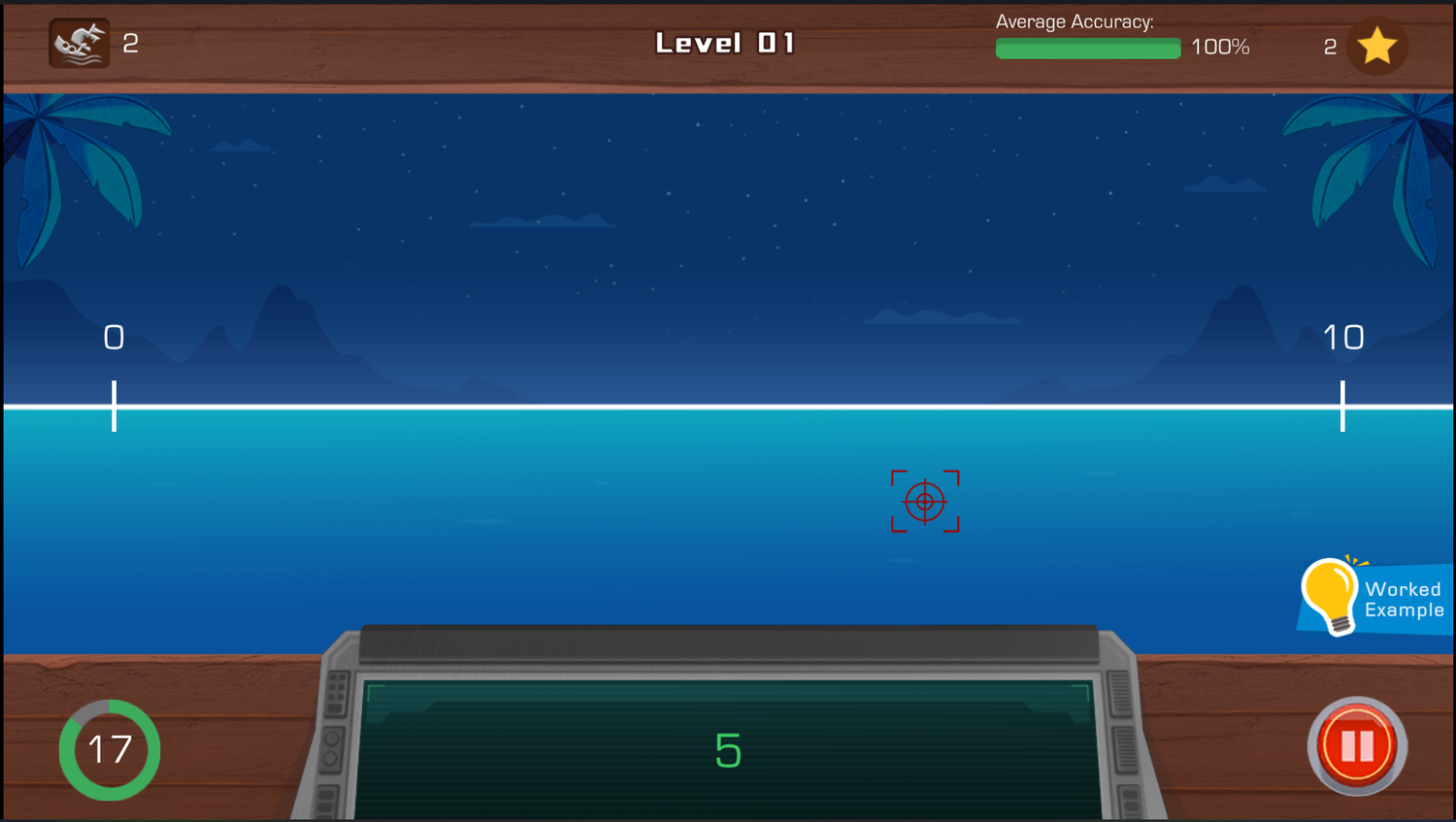 Battleship Numberline — Vault Learning Games Library