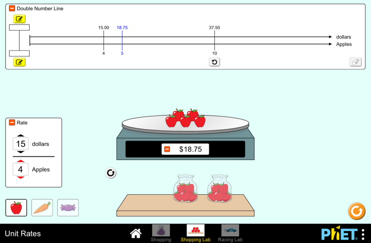 Unit Rates — Vault Learning Games Library