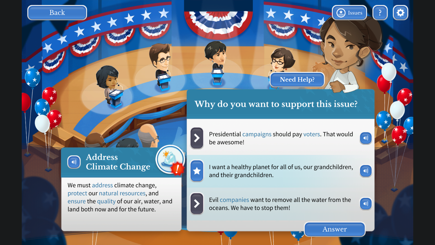 Win the White House — Vault Learning Games Library