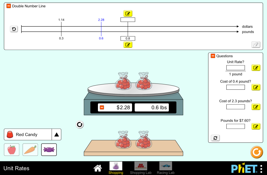 Unit Rates — Vault Learning Games Library
