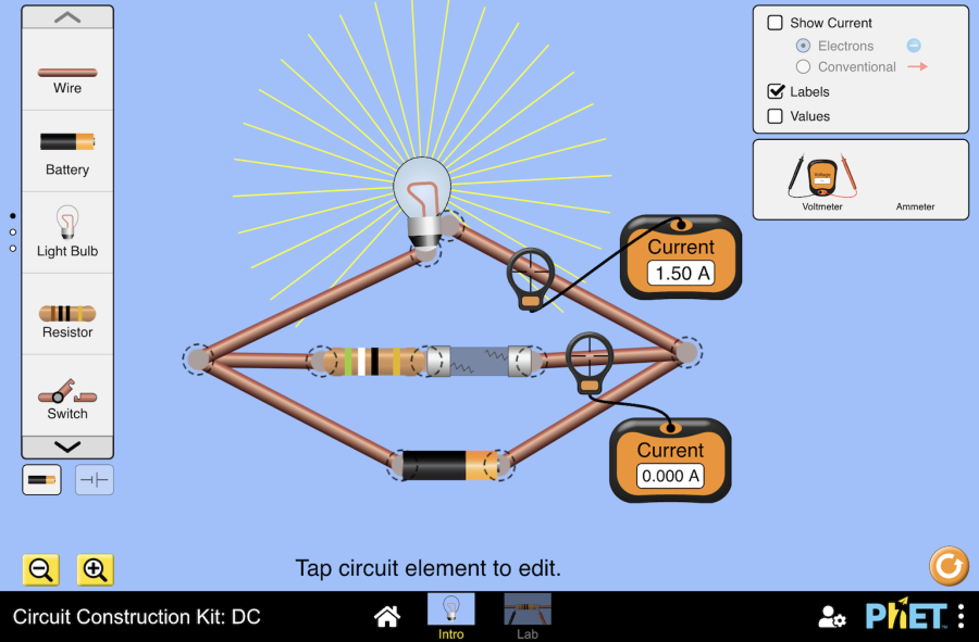 Circuit Construction Kit: DC — Vault Learning Games Library