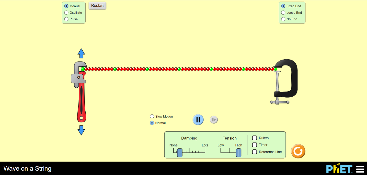 Wave on a String — Vault Learning Games Library