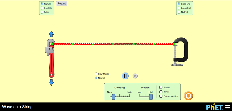 Wave on a String — Vault Learning Games Library